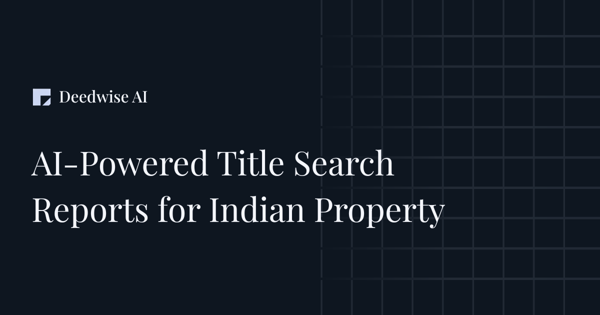 What Is a Title Search Report? A Developer's Guide to Property Due ...